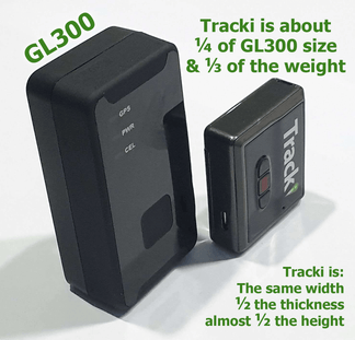 Tracki Model Mini Real time GPS Tracker, 2 years subscription included ...